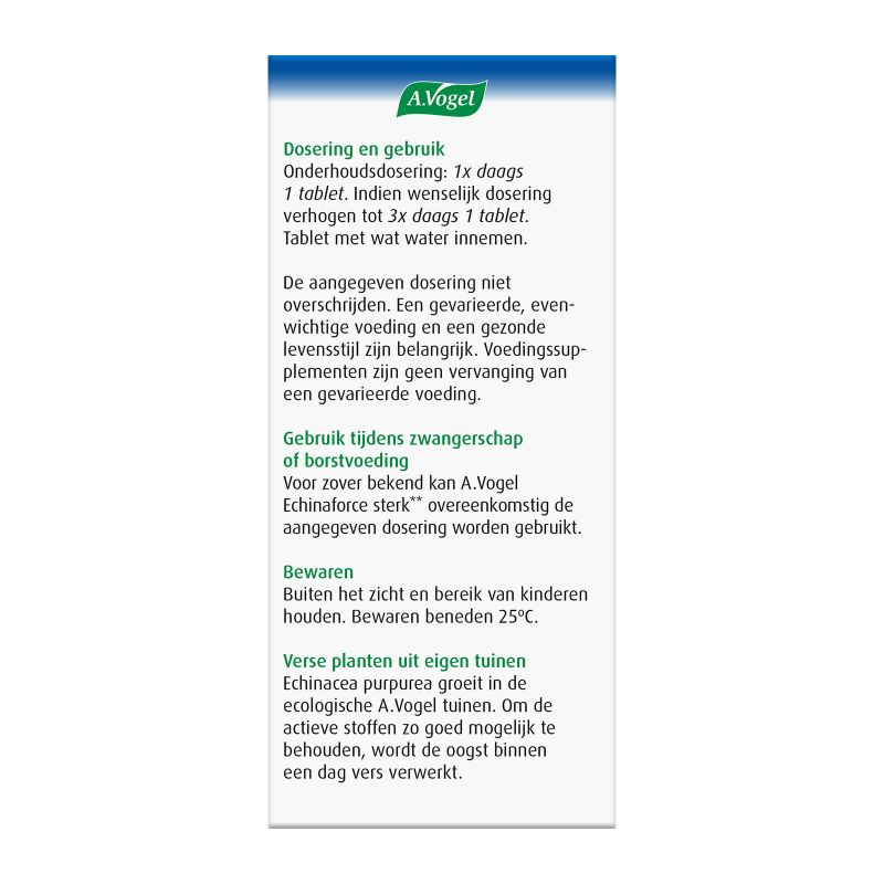 A.Vogel Echinaforce tabletten sterk | 60 stuks | avogel.nl