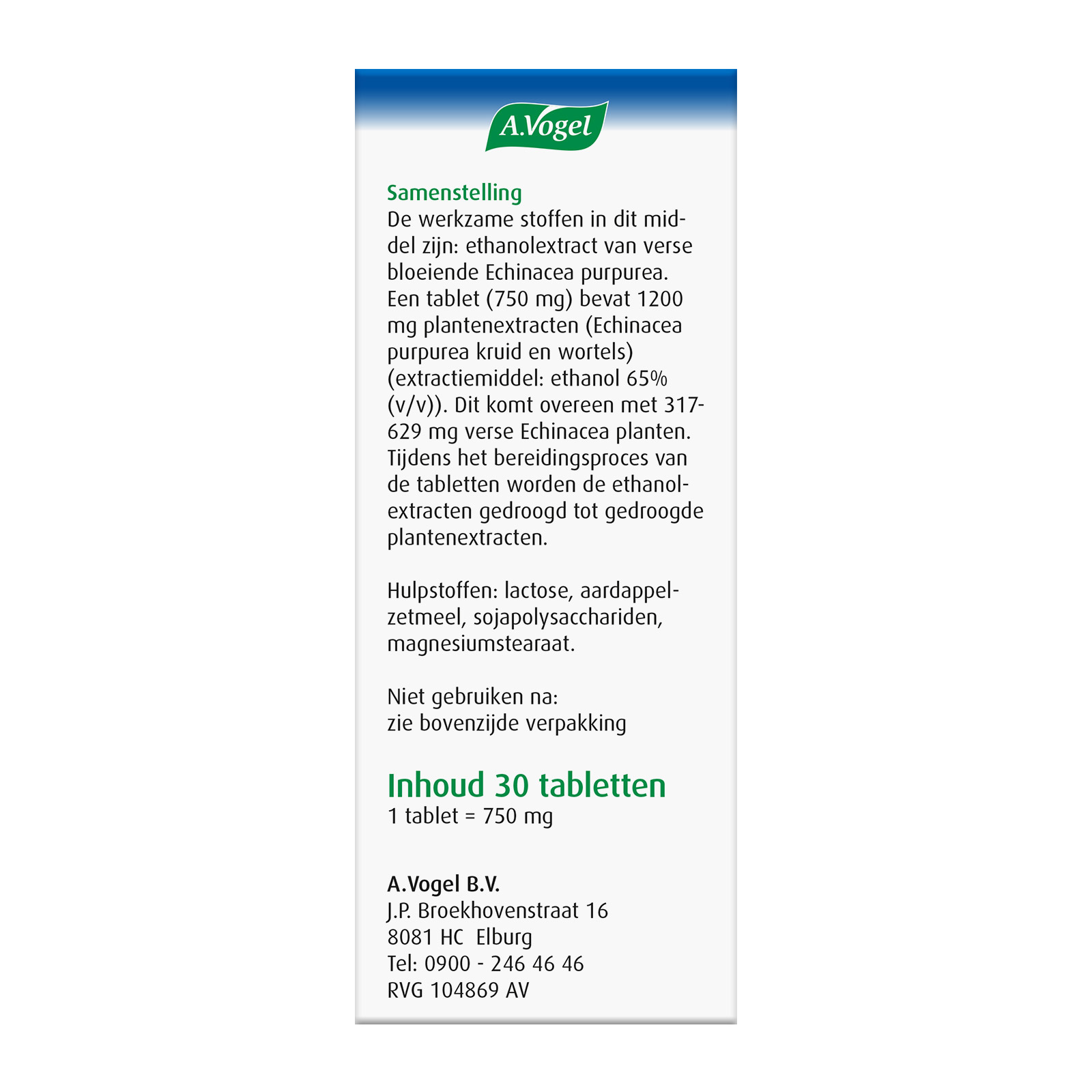 A.Vogel Echinaforce tabletten sterk | 30 stuks | avogel.nl