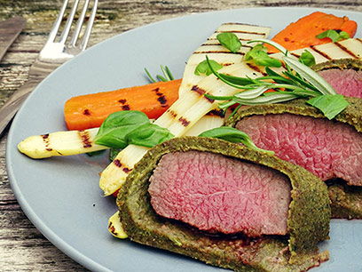 Lamsfilet met kruidenkorst | A.Vogel recepten